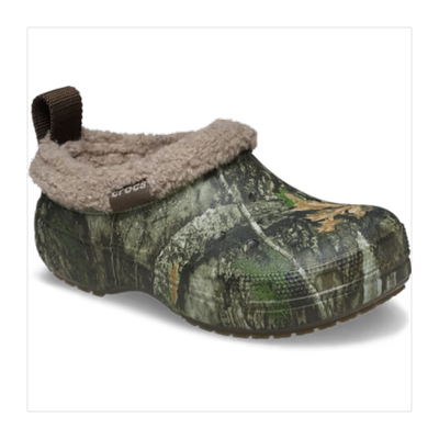 Crocs/卡骆驰男鞋棉鞋包头拖女鞋棉拖鞋加绒加厚防寒秋冬季保暖