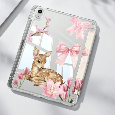Bow Deer iPad Case Y Fold Anti Bend Cover 适用 iPad Pro 11 Air5 6 10.9 inch Tablet Protective Shell