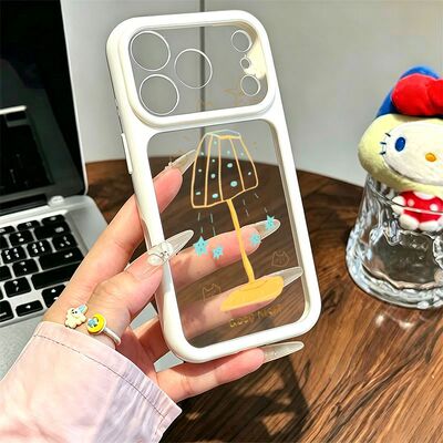 Star Lamp Starry Acrylic Phone Case with Soft Edges 适用 iPhone 17 Pro Max 16 15 14 13 12 11