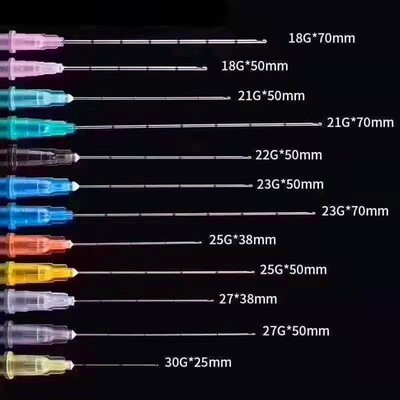 钝针侧孔带刻度顿针一次性