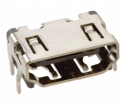 FCI原装10029449-002RLF SMT直角通孔 母座19位HDMI A 视频连接器