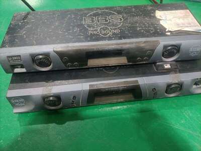 二手BBSU-3800K-100两个无线话筒