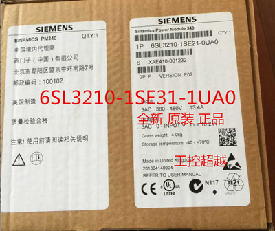 S120 变频器 功率模块 PM340 6SL 3210-1SE31-1UA0 1SE31-5AA0