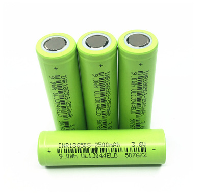 厂家直销卓能18650 2500mah 5c3.7v充电电动车独轮车动力锂电池