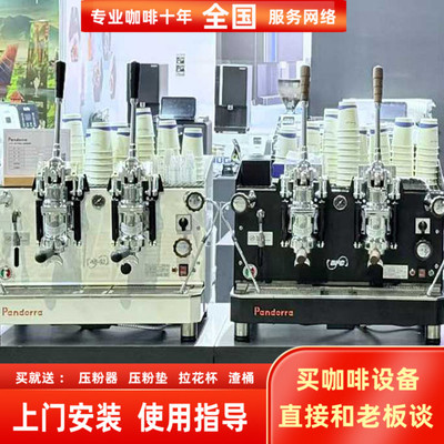 进口LEVA拉杆双头意式咖啡机