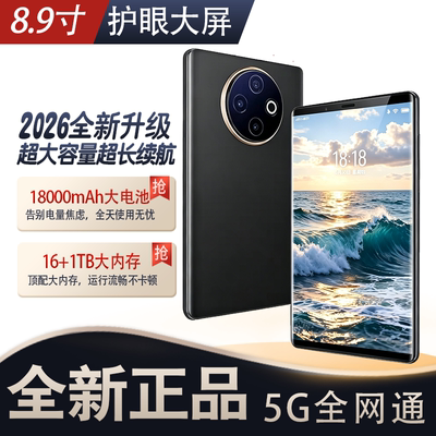 8.9寸护眼大屏手机5G全网通18000mAh超大容量超长续航天玑9400