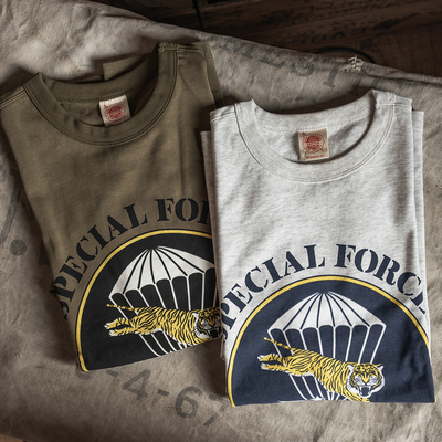 越战老虎空降师LLDB纯棉短袖T恤