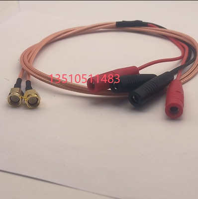 SMA公转双香蕉母双屏蔽RG316D线