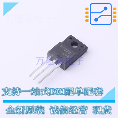 场效应管(MOSFET) R6020KNX TO-220FM ROHM 全新原装正品