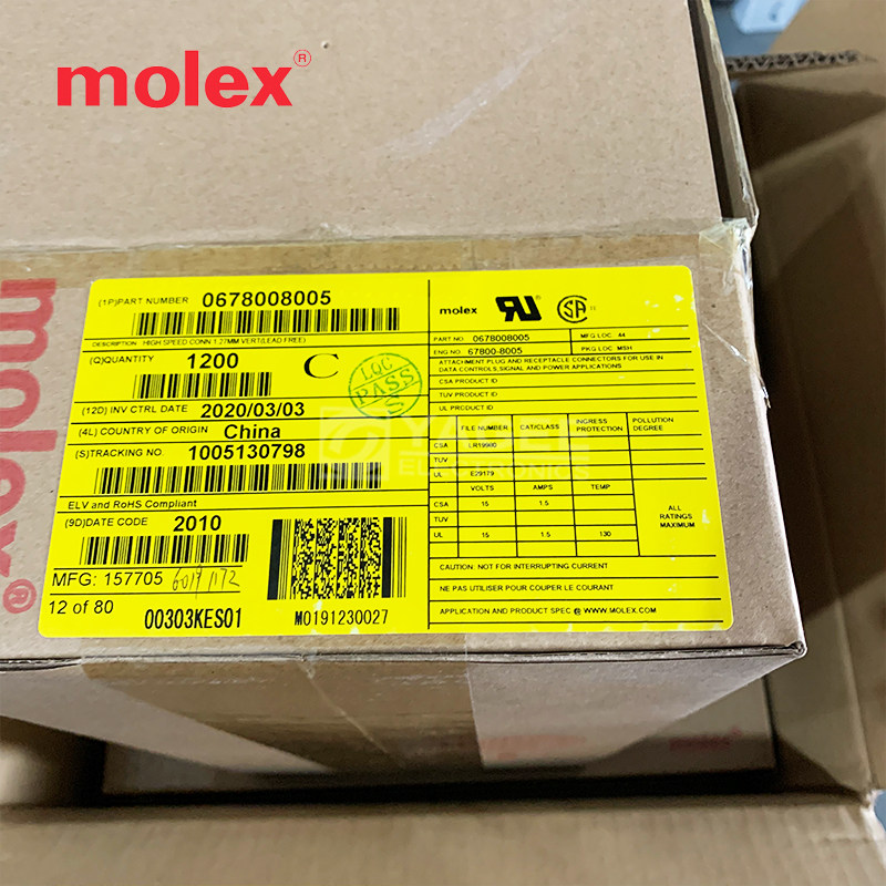 67800-8005_连接器_Molex 品牌_现货连接器 - 连可连在线商城