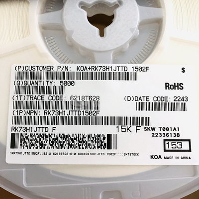 RK73H1JTTD1502F KOA 现货供应