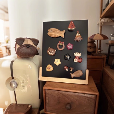 冰箱贴磁吸展示板家用收纳置物板