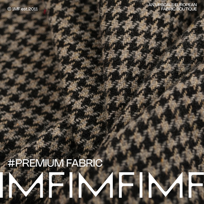 G&CC面料 .WV初剪羊毛千鸟格服装布料 幅宽148CM 396G/M