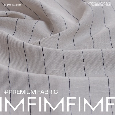 CO55%LI45%黑白条纹面料