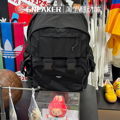 阿迪达斯三叶草双肩背包学生书包