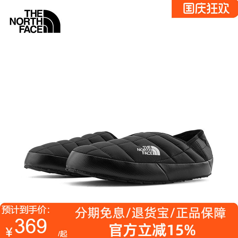 26秋冬新款TheNorthFace北面棉鞋男户外雪地保暖一脚蹬懒人鞋3UZN