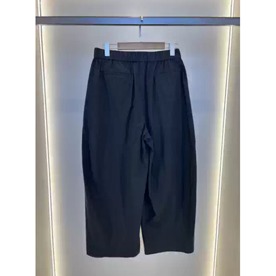 Y2168新款女士时尚夏季百搭纯色休闲裤阔腿裤