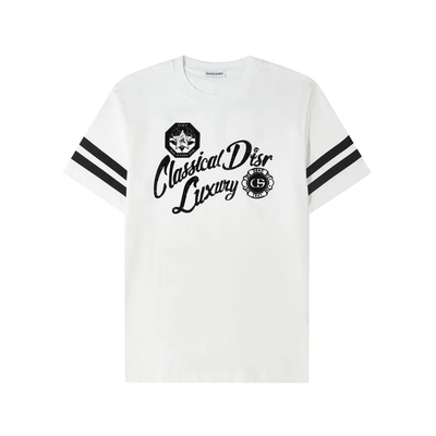 26春夏新款DOSERMO丹西摩轻奢男装阔版偏大字母短袖T恤660252645