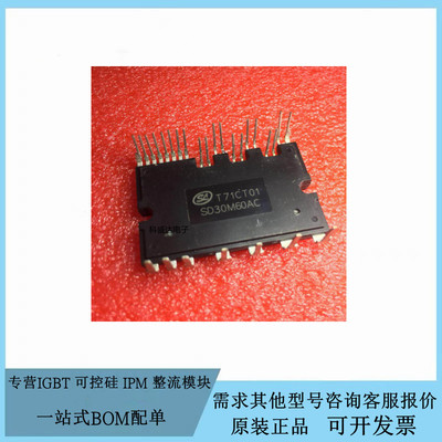 全新原装现货 SD30M60AC功率 IGBT模块 驱动 逆变 空调变频器模