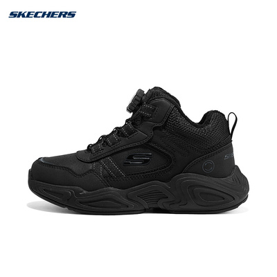 SKECHERS(斯凯奇)（新品）2026冬男童冬靴 405394L-BBK