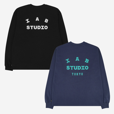 潮牌IAB STUDIO TOKYO日本限定男女同款上衣纯棉长袖圆领T恤