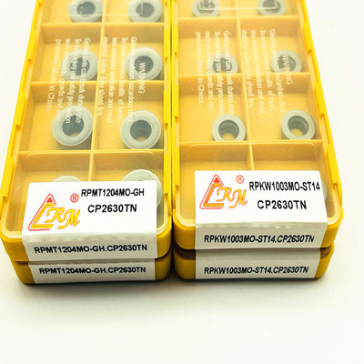 CRM数控不锈钢钛合金铣刀片RPKW1003CP2630TN RPMT08T2 10T3 1204