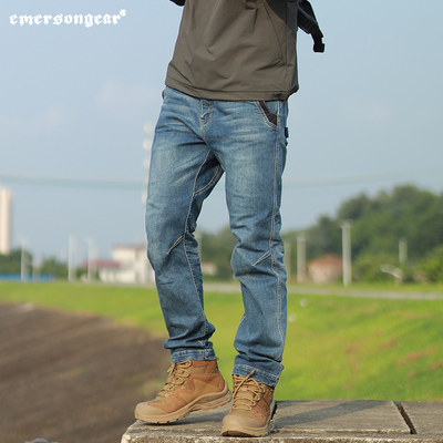 徕卡高弹高弹耐磨牛仔裤爱默生