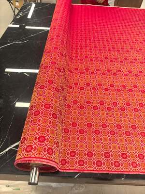 【四达运·红】织金真丝宋锦140门幅40姆米 半米链接 不退货