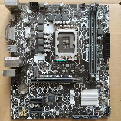 【议价】华硕B660M-T D4主板，拆机主板，实物拍摄，成色不错，