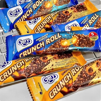 芝莉Gery巧克力夹心棒散装涂层香草味夹心棒饼干零食小吃休闲零食