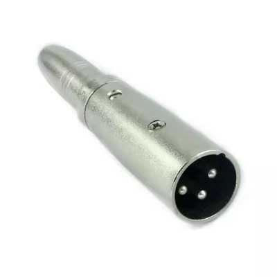 大三芯直插转卡侬公6.35转XLR