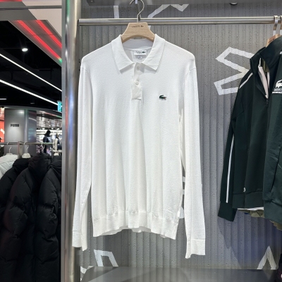 不退换全韩百货LACOSTESPORT韩代25冬男针织衫AH4812-55N 5K24