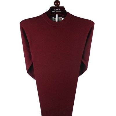 开开羊毛衫秋冬圆领纯色打底毛衣