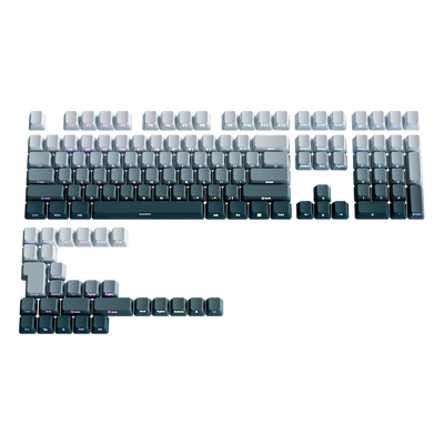 群青键帽OEM高度侧刻PBT渐变透光