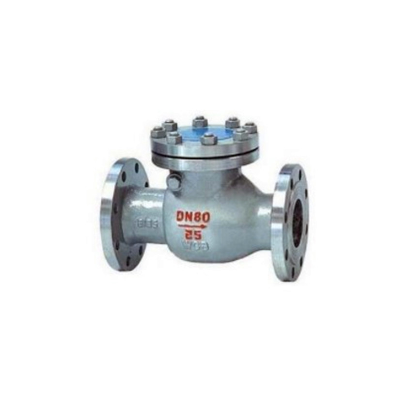 铸钢单向阀H44H-64C铸钢旋启式止回阀DN50 65 80 100 125 150_虎窝淘