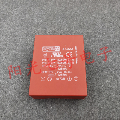 法国MYRRA 电源变压器 45023 2x115V转2x18V 2x2VA