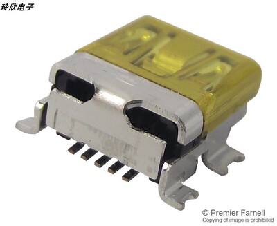 全新0.8MM MINI 5P USB 接口 67503-1020 贴片USB 675031020 直拍