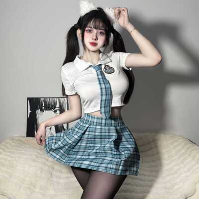 180斤大码日系可爱cd变装制服伪娘cos衣服套装性感水手服女装大佬