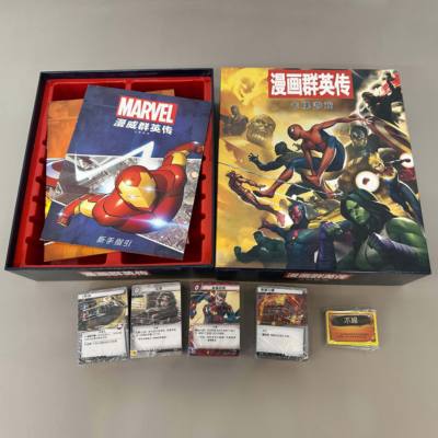 漫画群英传 漫美威联 LCG 英雄传游戏益智休闲聚会桌游卡牌