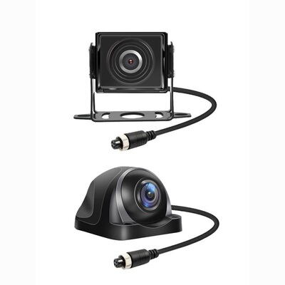 货车挂车高清12v24v行车记录仪四路监控全彩摄像头大广角AHD探头