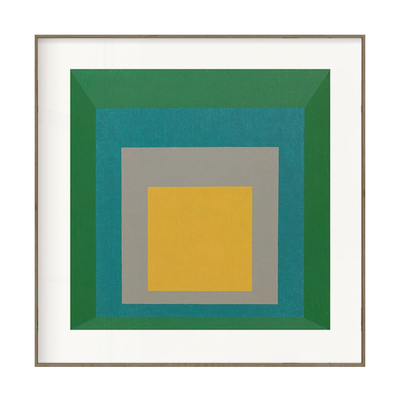 正方形小众艺术风客厅装饰画