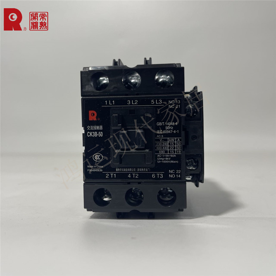 常熟开关制造有限公司原厂全新CK3B系列低压交流控制接触器40~95A