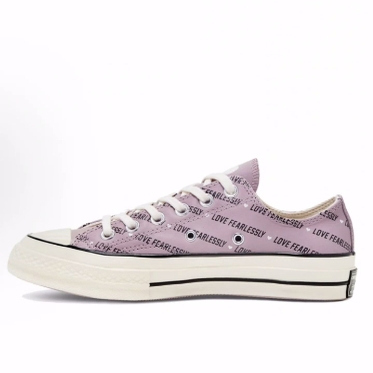 Converse 1970s Love Fearlessly Chuck  低帮 帆布鞋 女款 紫色