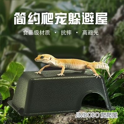 守宫加湿躲避蛇洞穴豹纹躲避小屋