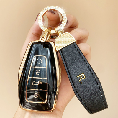 适用20/21/22款吉利汽车ICON钥匙套青鸢/锦鲤/炽爱i5i6i9全包壳扣