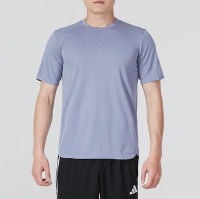 Adidas男子夏季吸湿排汗短袖T恤