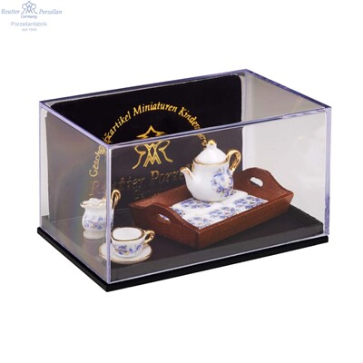 REUTTER PORZELLAN 德国微缩陶瓷茶具迷你欧式娃娃屋礼品