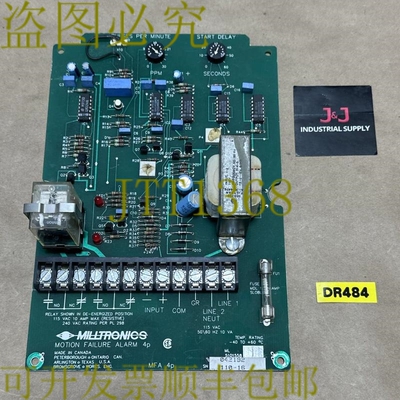 原装供应SURPLUS-Milltronics MFA-4P运动故障器更换板