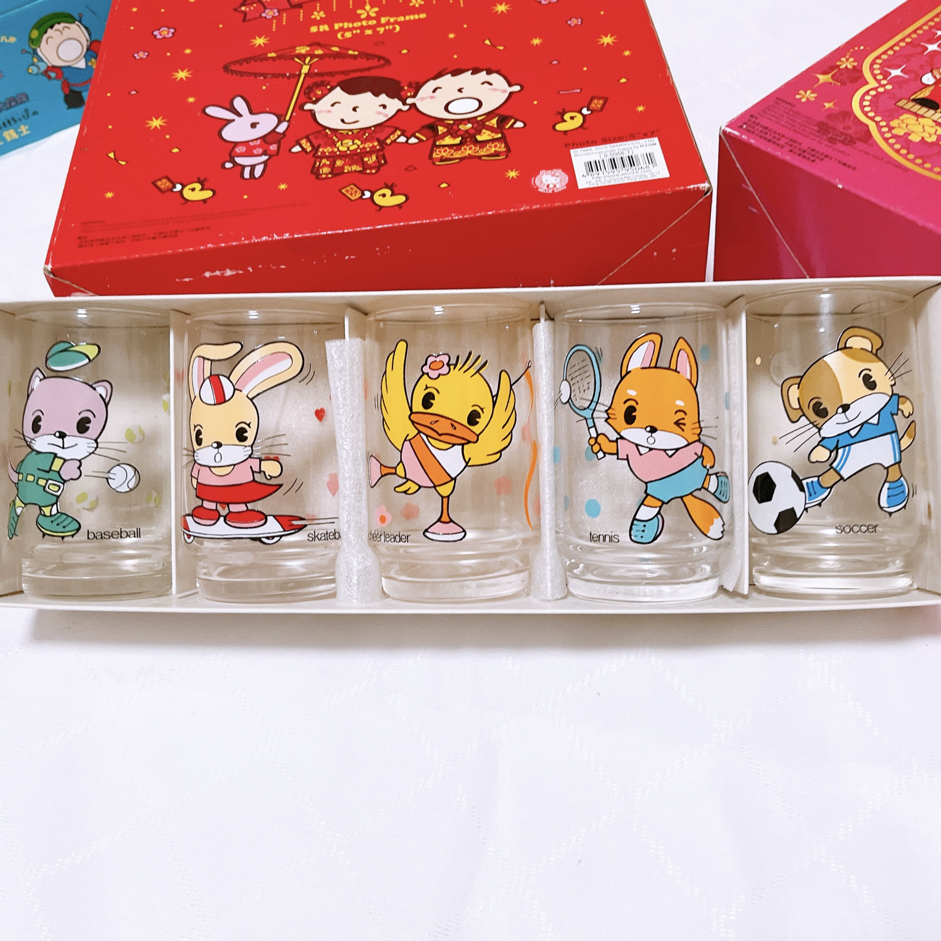 日本昭和绝版孤品复古水杯玻璃杯套装全新收藏品