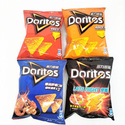 台湾多力多滋Doritos超浓芝士味玉米片休闲零食膨化食品薯片